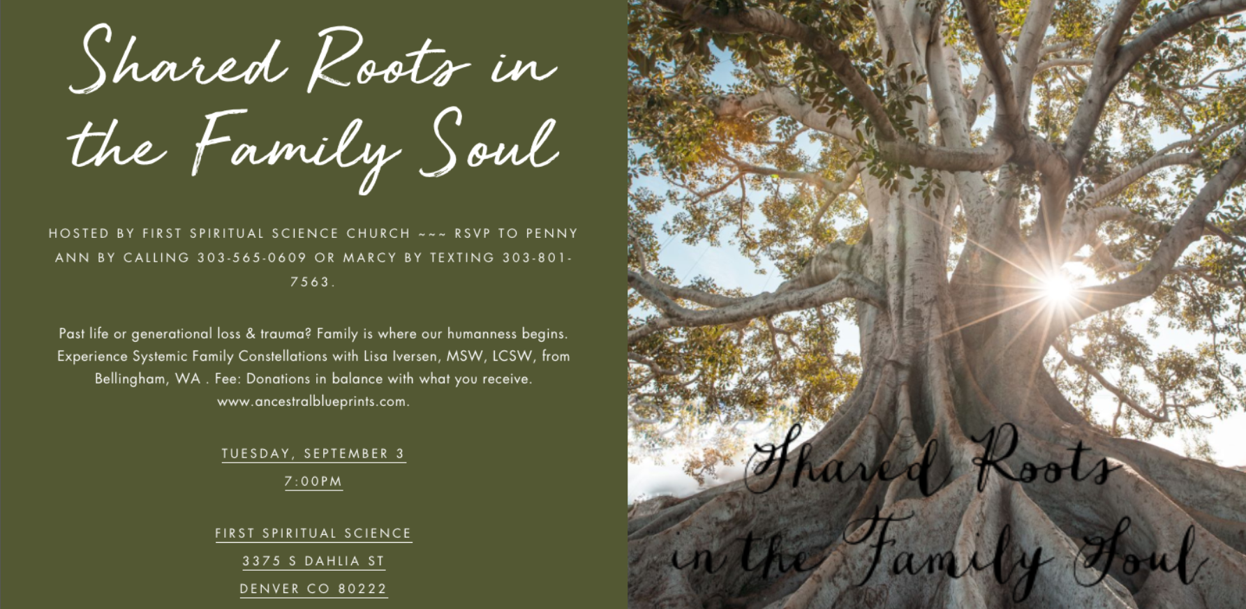 denver-shared-roots-flyer – Center for Ancestral Blueprints